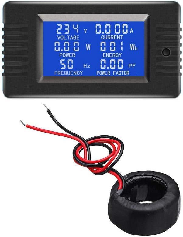 DollaTek Coil CT Closed Transformer 100A AC Digital Display Power ...