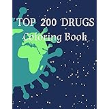Amazon.com: Top 200 Drugs: Coloring Book. World of pharmacy drug names ...