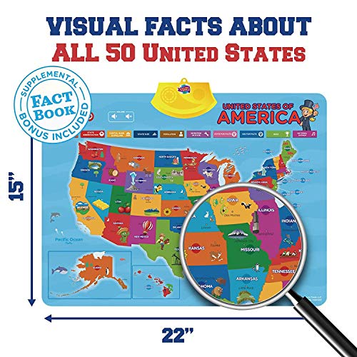 United States Interactive Map For Kids Over 700 Facts Maps For Kids ...