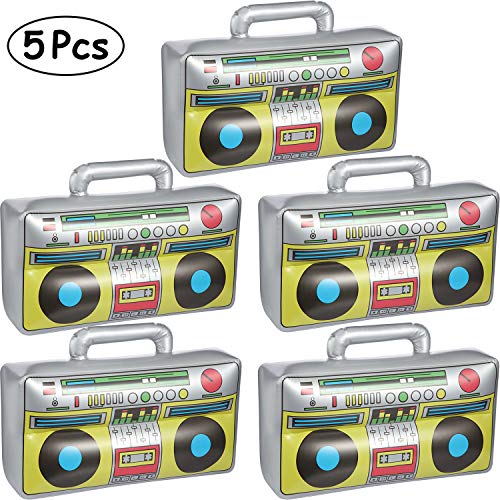 Inflatable Boombox 16.5 Inches Inflatable Boom Box 80s 90s Party ...