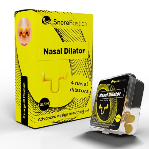 Nasal Dilators for Breathing by Snore Bastion - Nose Cones Reduce Snoring- Nostril Opener Nasal ...