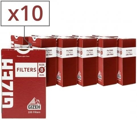 Gizeh Filters 8 mm x 10 Boxes: Amazon.co.uk: Kitchen & Home