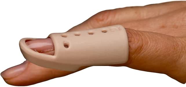 Férula para articulación interfalángica distal apoyo Brace protección de fractura dolor (tamaño ...