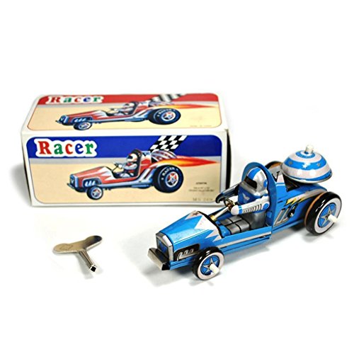 Kyz Kuv Vintage Wind Up Racing Car Model Clockwork Tin Toy Collectible ...