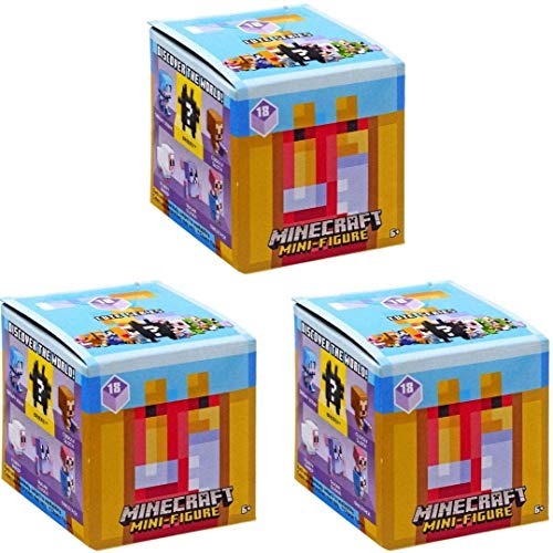 Mua Minecraft Series 18 Cute Series Mini Figure Blind Box - Bundle of 3 ...