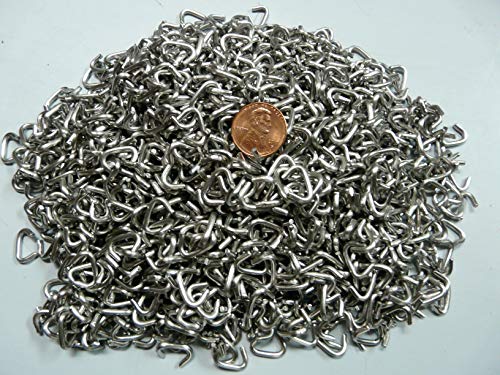 3/8" Galvanized Hog Rings for cages, traps, fencing, sausage casings ...