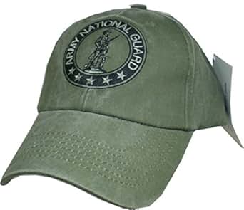 Amazon.com: Eagle Crest Army National Guard Baseball cap hat, Green ...
