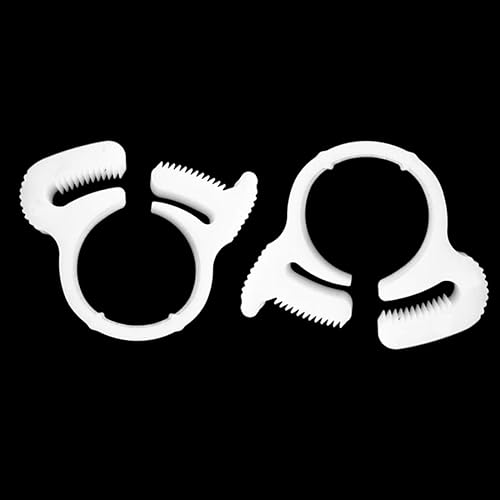 Quickun 3/8" Heavy Duty Double Snap Grip Nylon Hose Clamps Several ...