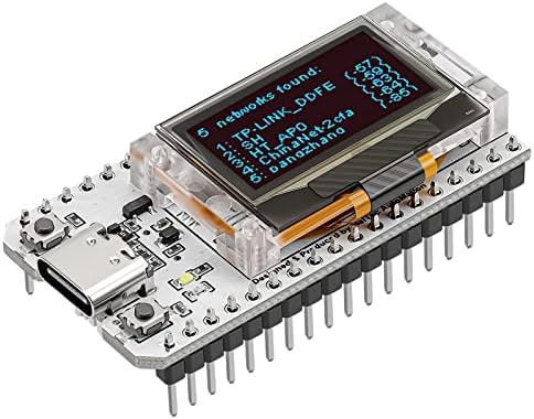 MakerFocus ESP32 Development Board Upgraded Version 8MB Flash, ESP32 WiFi Bluetooth, ESP32 OLED ...