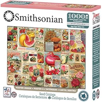 Amazon.com: The Jigsaw Puzzle Factory Smithsonian-Seed Catalogs Jigsaw ...
