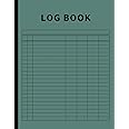 Amazon.com: Log Book: Large Multipurpose with 7 Columns to Track Daily ...