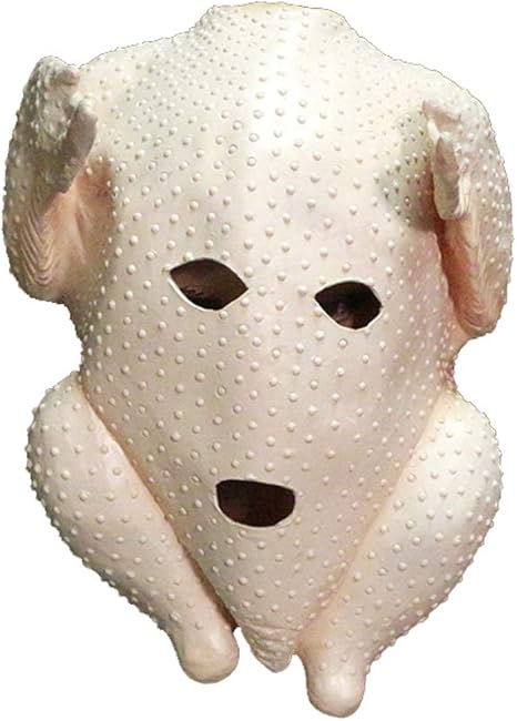 Amazon.com: Latex Full Head Animal Turkey Chicken Mask Halloween ...