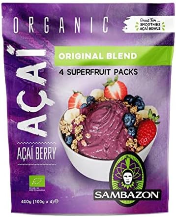 Sambazon Pure Unsweetened Acai Fruit Organic Puree - 400g price in UAE ...