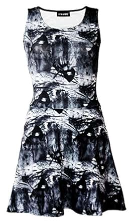 Insanity Clothing Gothic All Over Grim Reaper Bats Crow Spooky Trees ...