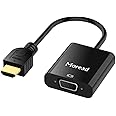 Amazon.com: Moread HDMI to VGA with Audio, Gold-Plated Active HDMI to VGA Adapter (Male to ...