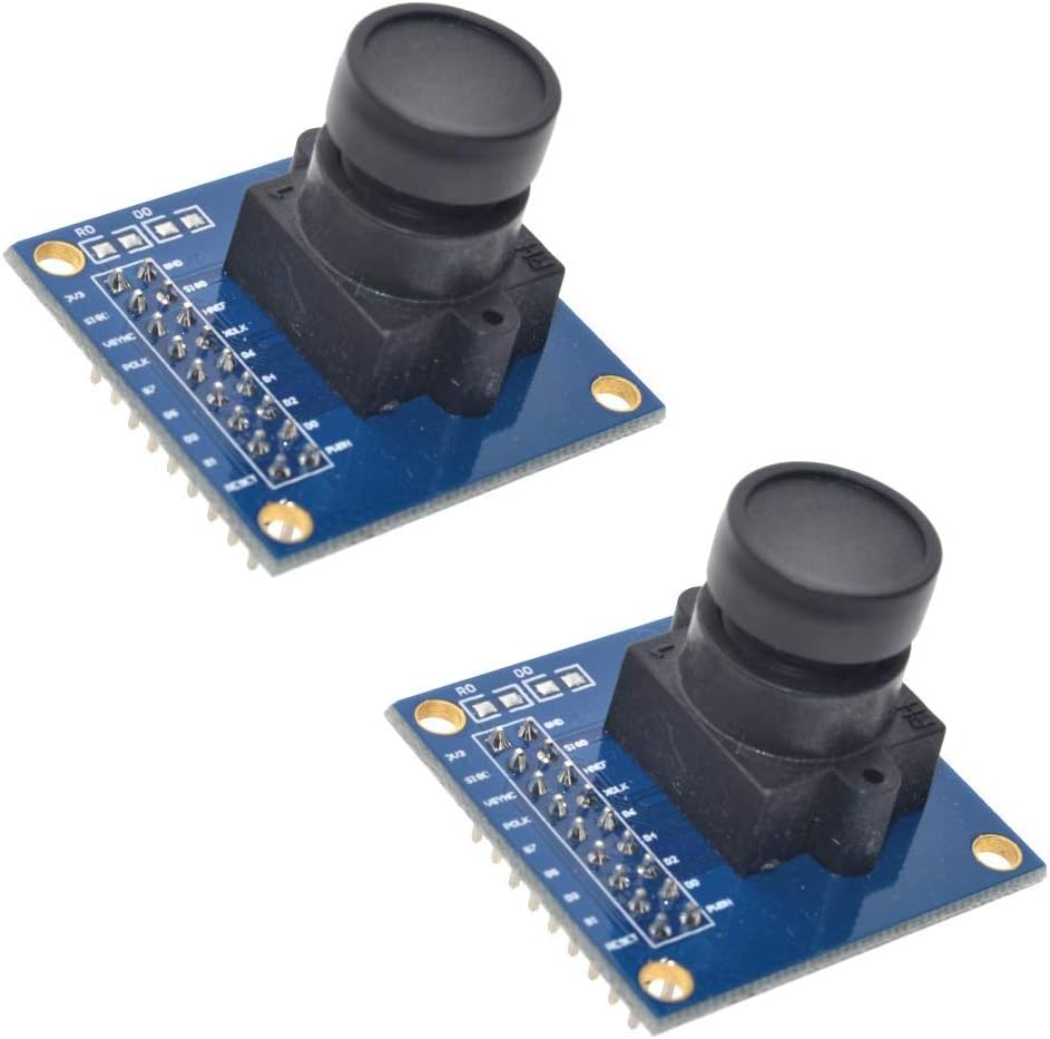 Lot de 2 modules OV7670 640x480 0,3 Mega 300 KP VGA CMOS Camera Module ...