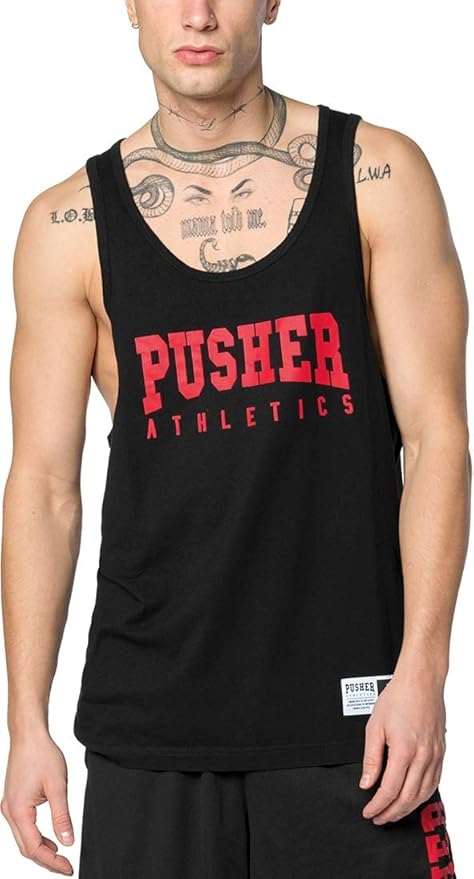 Pusher Apparel Men's Pusher Athletics Tank Top, Men, PU030: Amazon.co ...