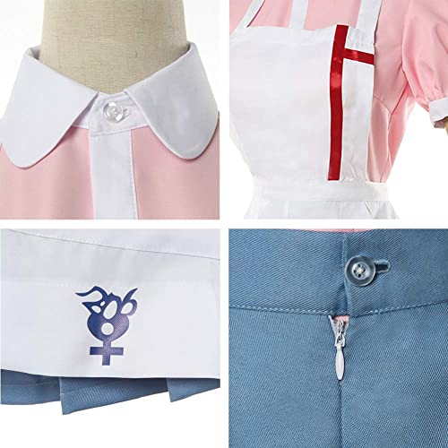 Nuoqi Mikan Tsumiki Cosplay Costume Super Mikan Cosplay Outfit Pink ...
