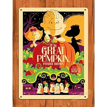 Amazon.com: Silly Goose Gifts Great Pumpkin Wall Art Prints (Set of ...