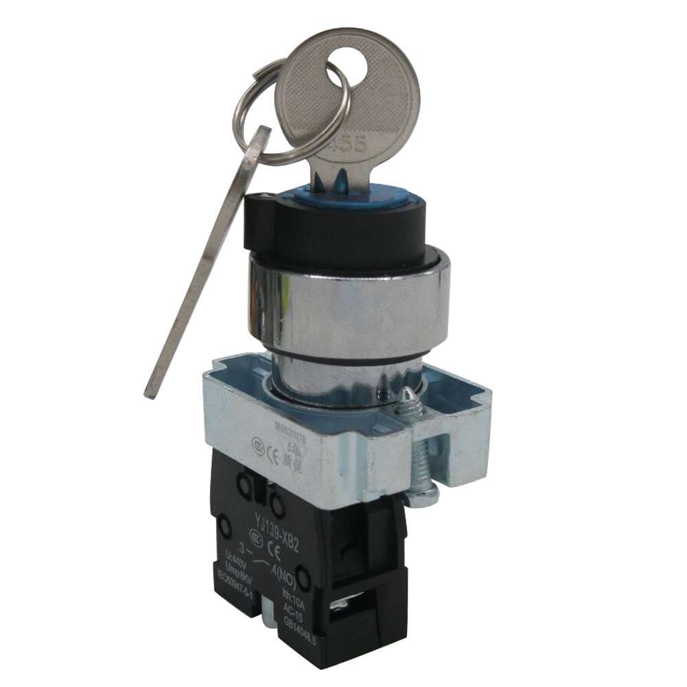Industrial Switches Positions Maintained Latching Key Lock Rotary ...