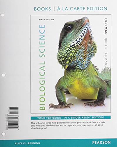 Amazon.com: Biological Science, Books a la Carte Edition & Modified ...