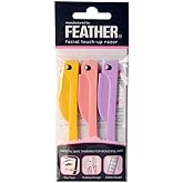 Amazon.com: Feather Flamingo Facial Touch-up Razor (3 Razors X 2 Pack ...