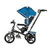 Evezo 302A 4-in-1 Parent Push Tricycle for Kids, Stroller Trike ...