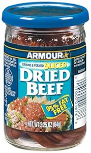 Armour Star Sliced Dried Beef, 2.25 oz.: Amazon.com: Grocery & Gourmet Food