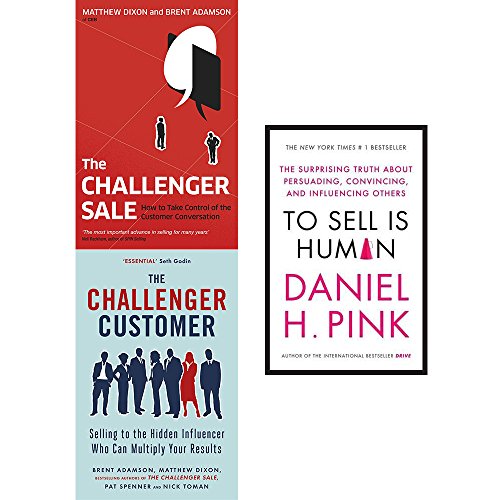 Challenger sale, customer and to sell is human 3 books collection set ...