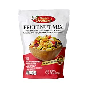 Amazon.com: Fruit and Nut Trail Mix (18 oz) by PREMIUM ORCHARD ...