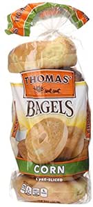 Thomas', Corn Bagels, 6 ct, 20 oz: Amazon.com: Grocery & Gourmet Food