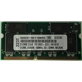 128MB SDRAM PC100 3.3V CL2 Low Density 144 PIN SO DIMM Memory RAM at ...