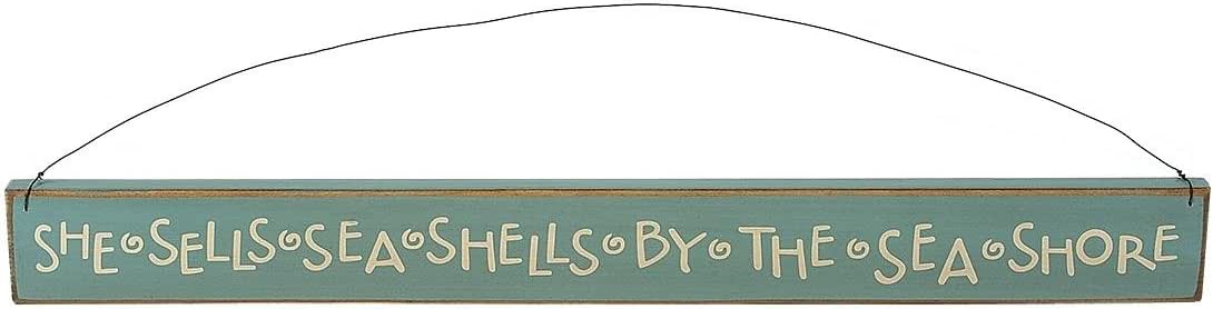 Amazon.com: She Sells Sea Shells by The Sea Shore - Decorative Sign ...