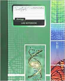 Lab Notebook: Biology Laboratory Notebook for Science Student ...