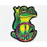 Amazon.com: Enjoy It Peace Frogs Trippin' Peace Frogs Car Sticker ...