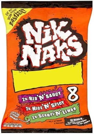 Nik Naks Assorted Crisps 6 Pack (Pack of 6): Amazon.co.uk: Grocery