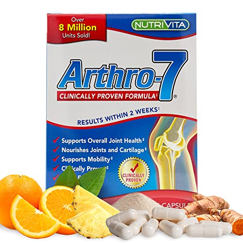 NUTRIVA Arthro7 Natural Joint Supplement - Infused with Collagen ...
