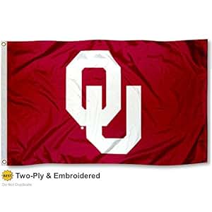 Amazon.com : OU Sooners Double-Sided 3x5 Flag : Outdoor Flags : Sports ...