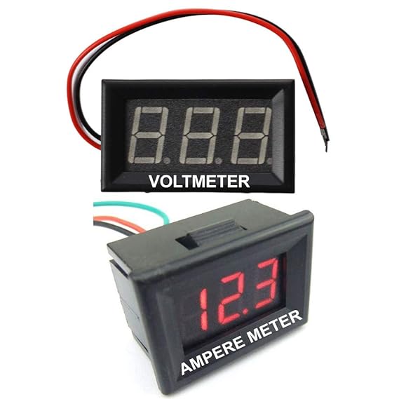 Digital AC Volt Meter & AMP Meter Upto 50A, 230AC: Amazon.in: Electronics