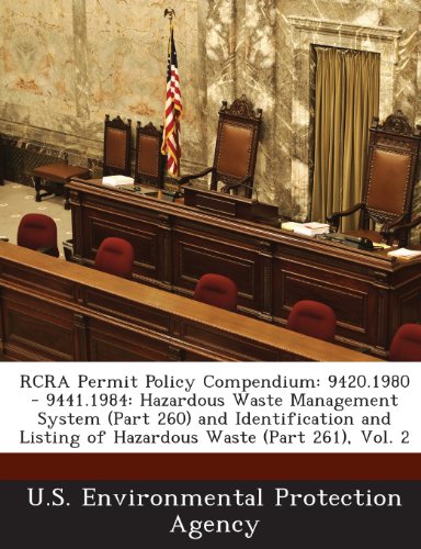 Amazon.com: RCRA Permit Policy Compendium: 9420.1980 - 9441.1984 ...