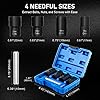 OMT Twist Socket Tool Set, 1/2" Drive 5pc Nut and Bolt Extractor Set ...