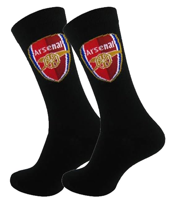 2 PAIRS OF OFFICIAL FOOTBALL TEAM SOCKS (6 to 11 MENS, ARSENAL): Amazon ...