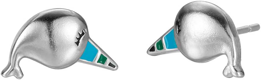 KNKNKN LEKANI - Pendientes para mujer, chapados en plata, diseño de ...