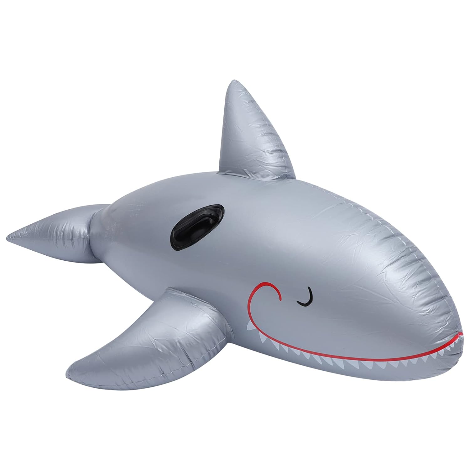 Toyvian Shark Pool Float Inflatables Ride- on Summer Party Pool Toys ...
