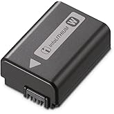 ENEGON NP-FW50 Batería de Cargador (1300mAh, Paquete 2, Puerto Micro USB, Smart LCD) y Cargador ...