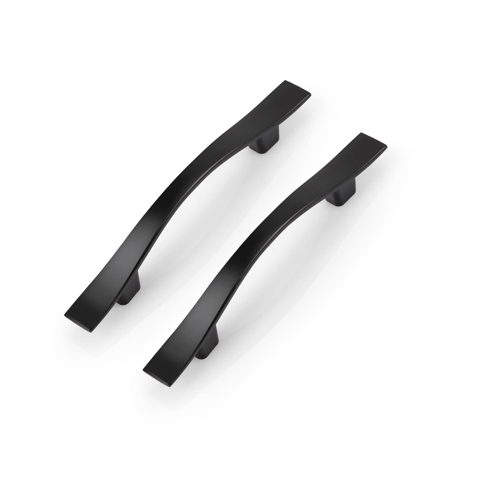 KNOBWELL 10 Pack 3 in Black Cabinet Pulls, Wave Style Vintage Black ...