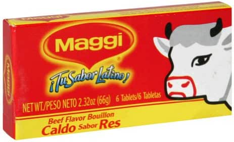 Amazon.com: Maggi, Bouillon Tablet Beef 6Ct, 2.32 OZ (Pack of 24 ...