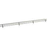 Amazon.com: Hardware Resources Metal Shelf Rail - Guard Fence for ...