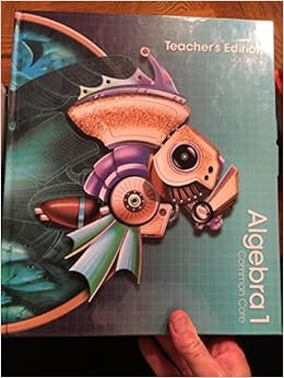 Amazon.com: Algebra 1 Common Core, Vol. 1, Teachers Edition ...