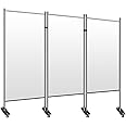 Amazon.com - Room Divider, Folding Partition Privacy Screen, Office ...